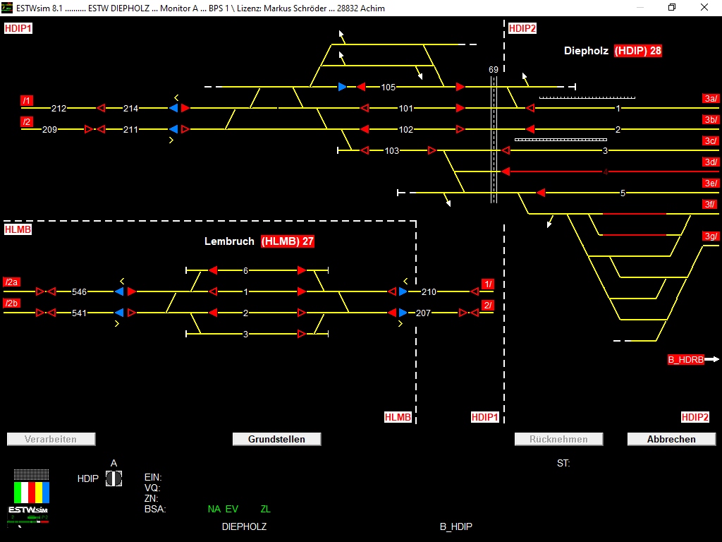 ESTWsim - Version 8.1 Diepholz