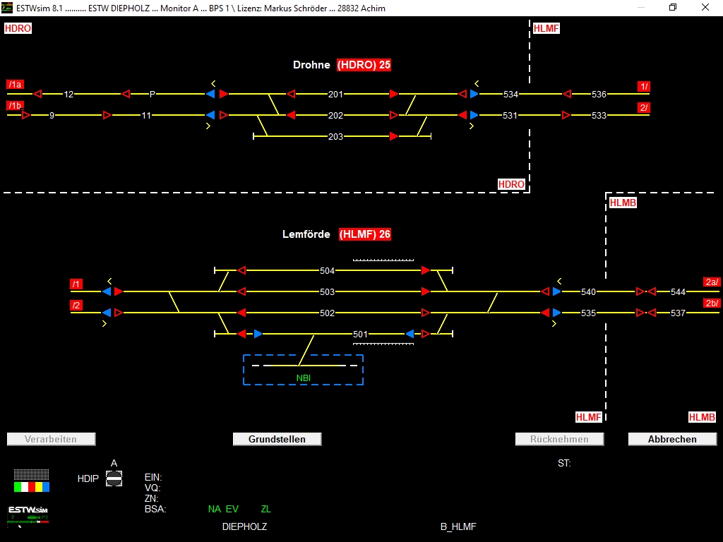 ESTWsim - Version 8.1 Diepholz