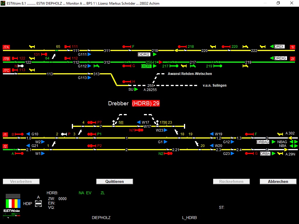 ESTWsim - Version 8.1 Diepholz