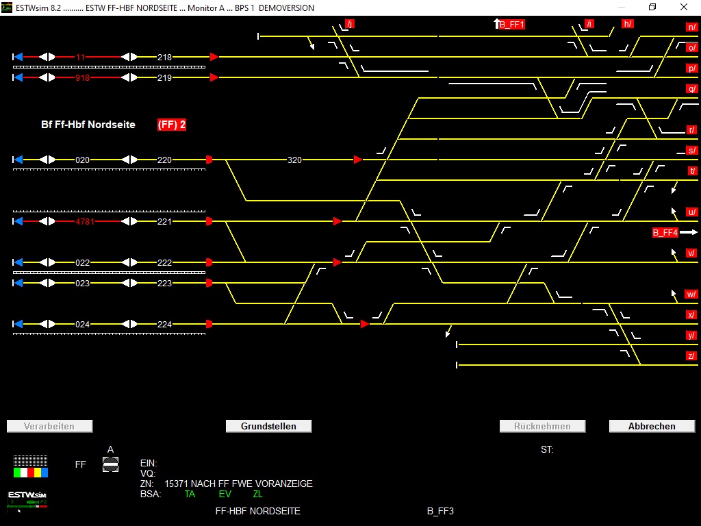 ESTWsim - Version 8.2 Frankfurt Hbf Nord