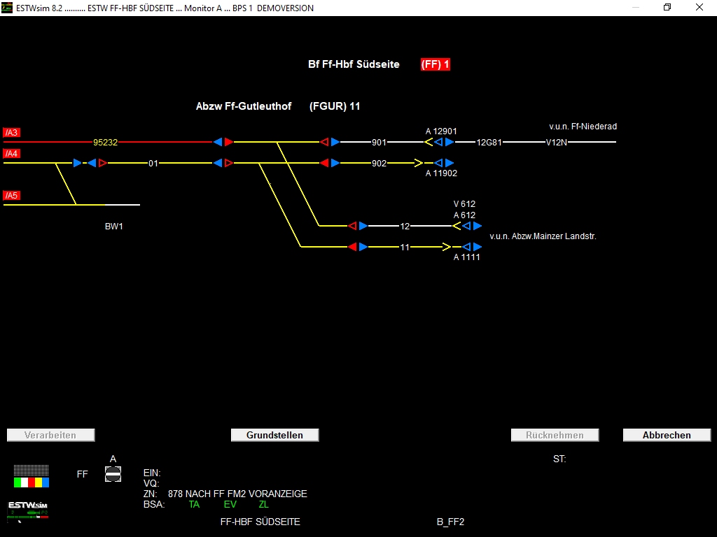 ESTWsim - Version 8.2 Frankfurt Hbf Süd
