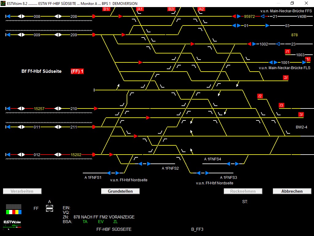 ESTWsim - Version 8.2 Frankfurt Hbf Süd