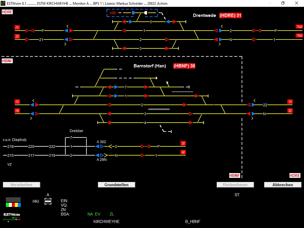 ESTWsim - Version 8.1 Kirchweyhe